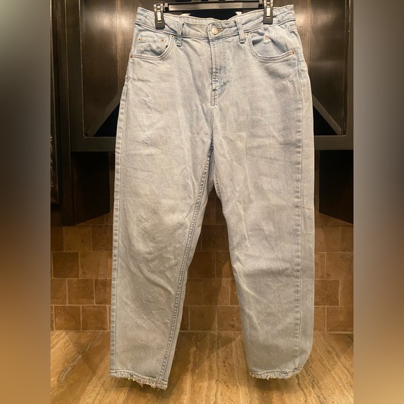 wild fable | Jeans | Wild Fable High Rise Mom Jeans Light Blue | Poshmark
